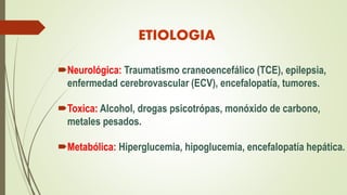 Estado comatoso infantil | PPTX