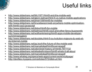 Estado da Arte HTML5 | PPT