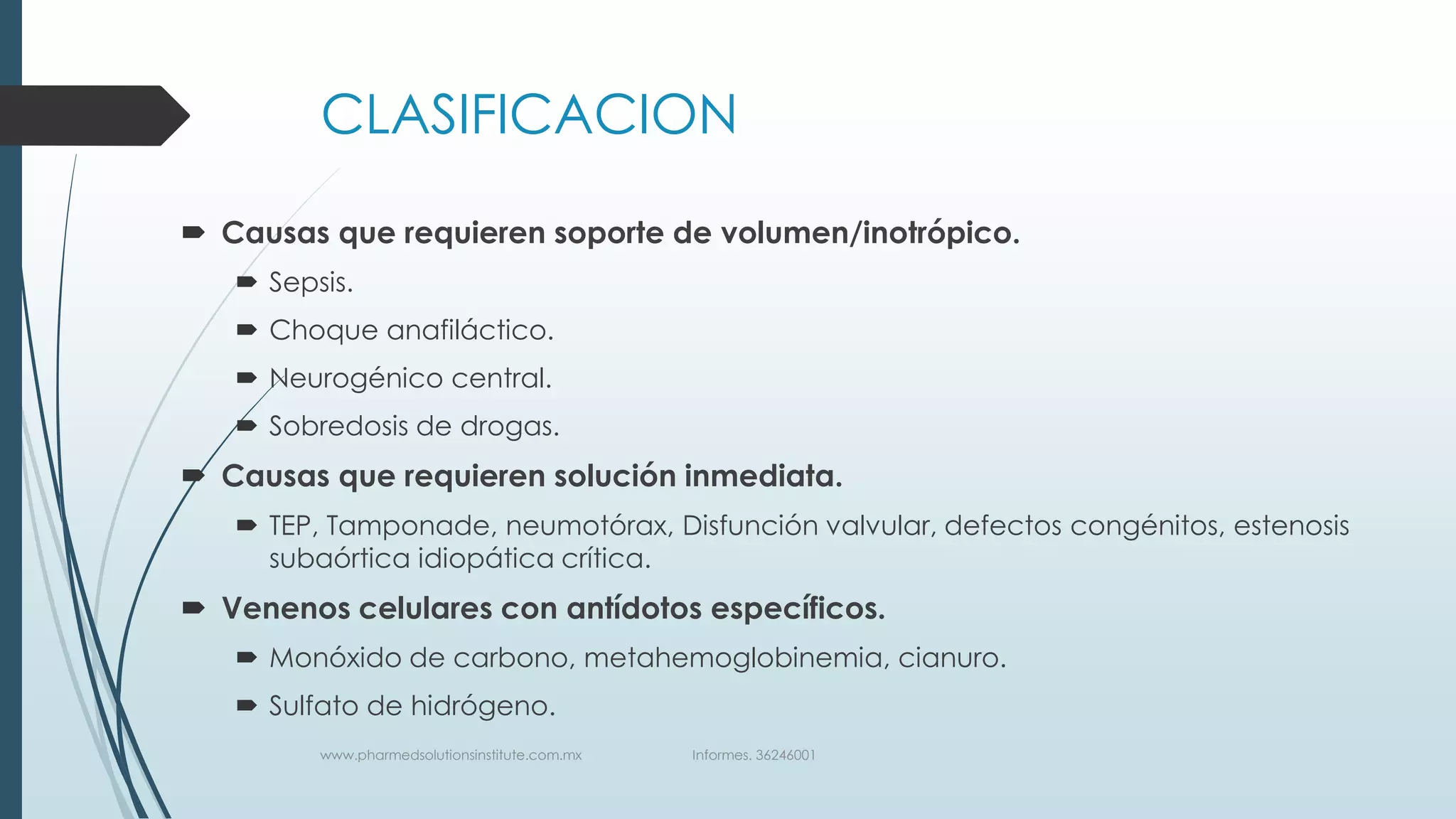 ESTADO DE CHOQUE PRESENTACION | PPTX