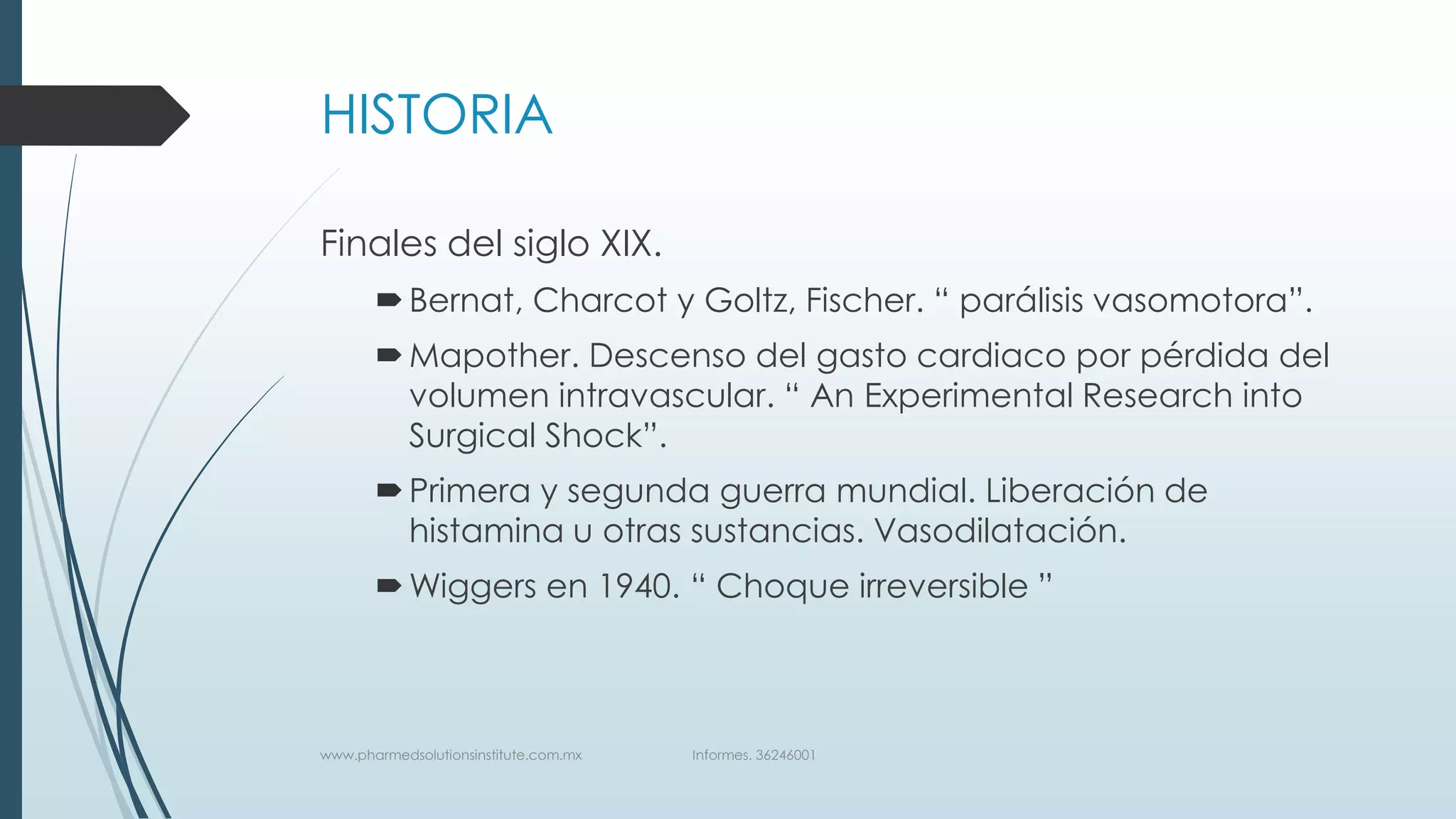 ESTADO DE CHOQUE PRESENTACION | PPTX