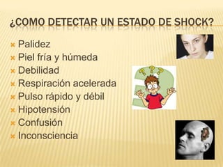 Estado de choque, generalidades | PPTX