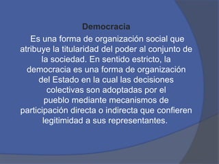 Estado democrático | PPTX