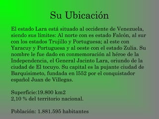 Estado lara | PPT