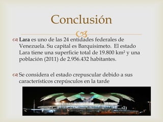 Estado lara | PPTX