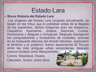Estado lara | PPTX