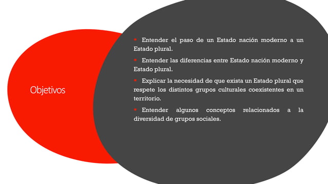 Estado plural, pluralidad de culturas. | PPTX