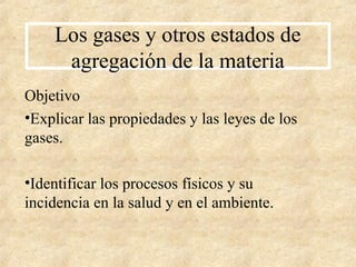 ESTADOS DE AGREGACION de la materia y cinética molecular | PPT