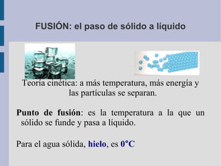 Estados de la materia | ODP