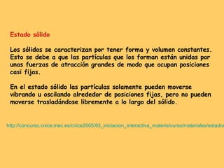 Estados de la materia | PPT