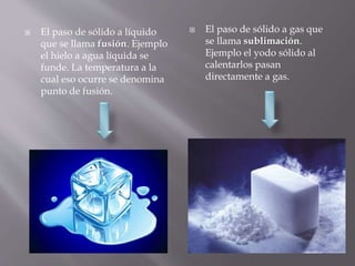Estados de la materia | PPTX