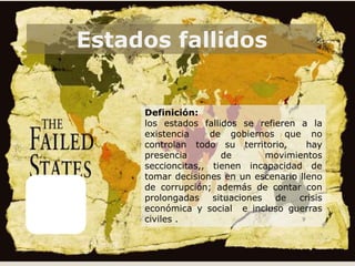 Estados fallidos | PPTX