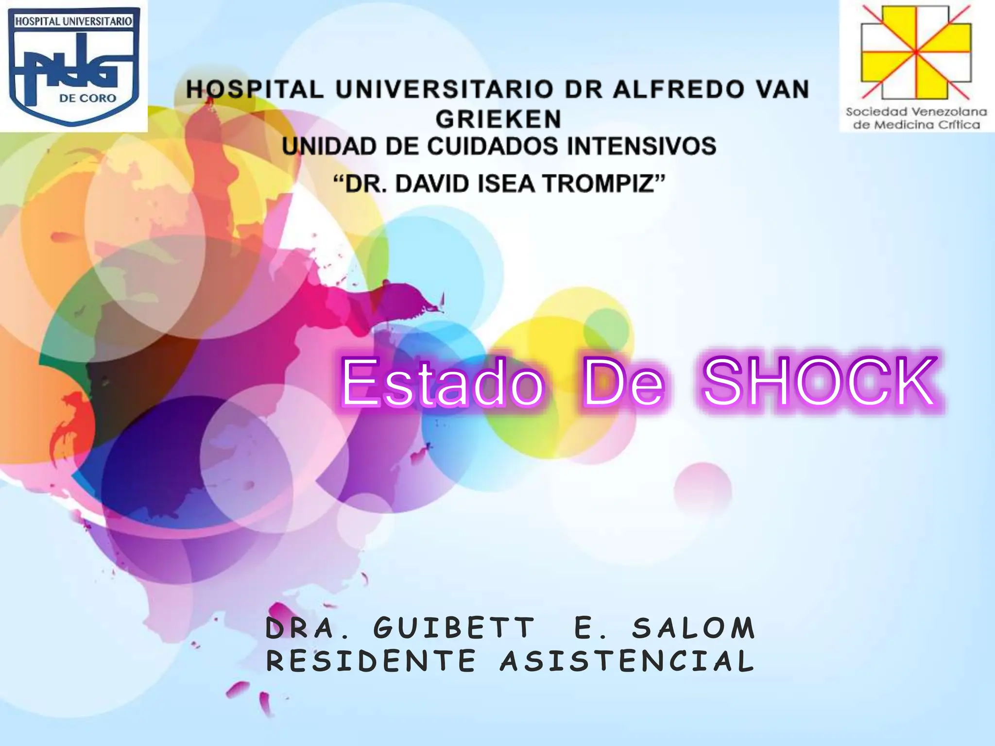 Estado de shock y clasificación del shock | PPTX