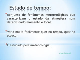 Estado tempo e clima | PDF