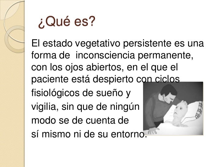 Estado vegetativo persistente