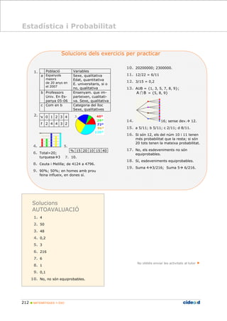 Estadística i probabilitat | PDF