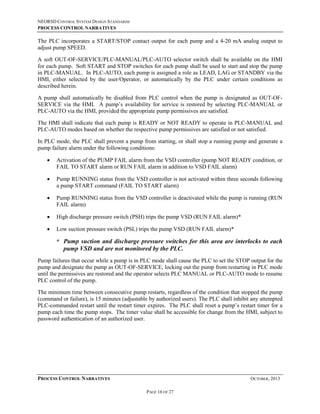 Estandar control narrative | PDF