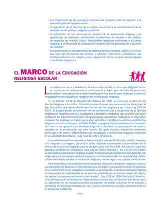 Estandares para la educacion religiosa escolar | PDF