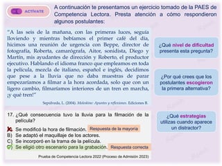 ESTRATEGIAS DE COMPRENSION LECTORA PAES 2025 | PPTX