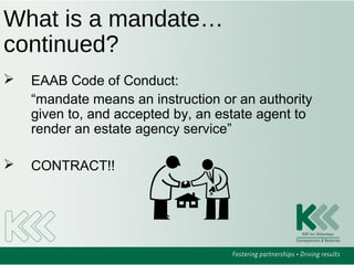 Estate agent mandates | PPT