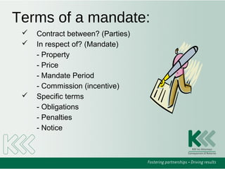 Estate agent mandates | PPT