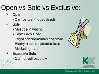 Estate agent mandates | PPT