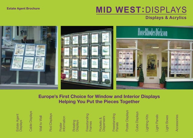 Estate Agent Mini Brochure from Mid West Displays | PDF