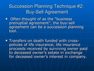 Estate And Business Succession Planning | PPT