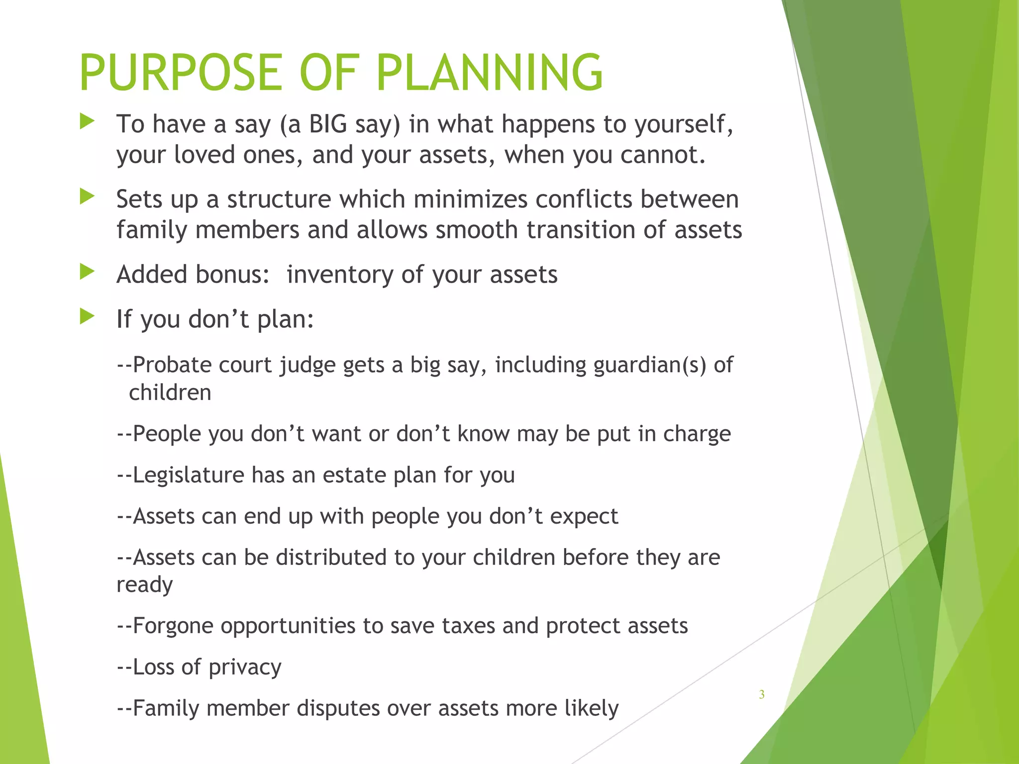 Estate planning 101 presentation | PPT
