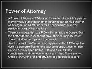 Estate planning ppt | PPTX