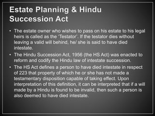 Estate planning ppt | PPTX