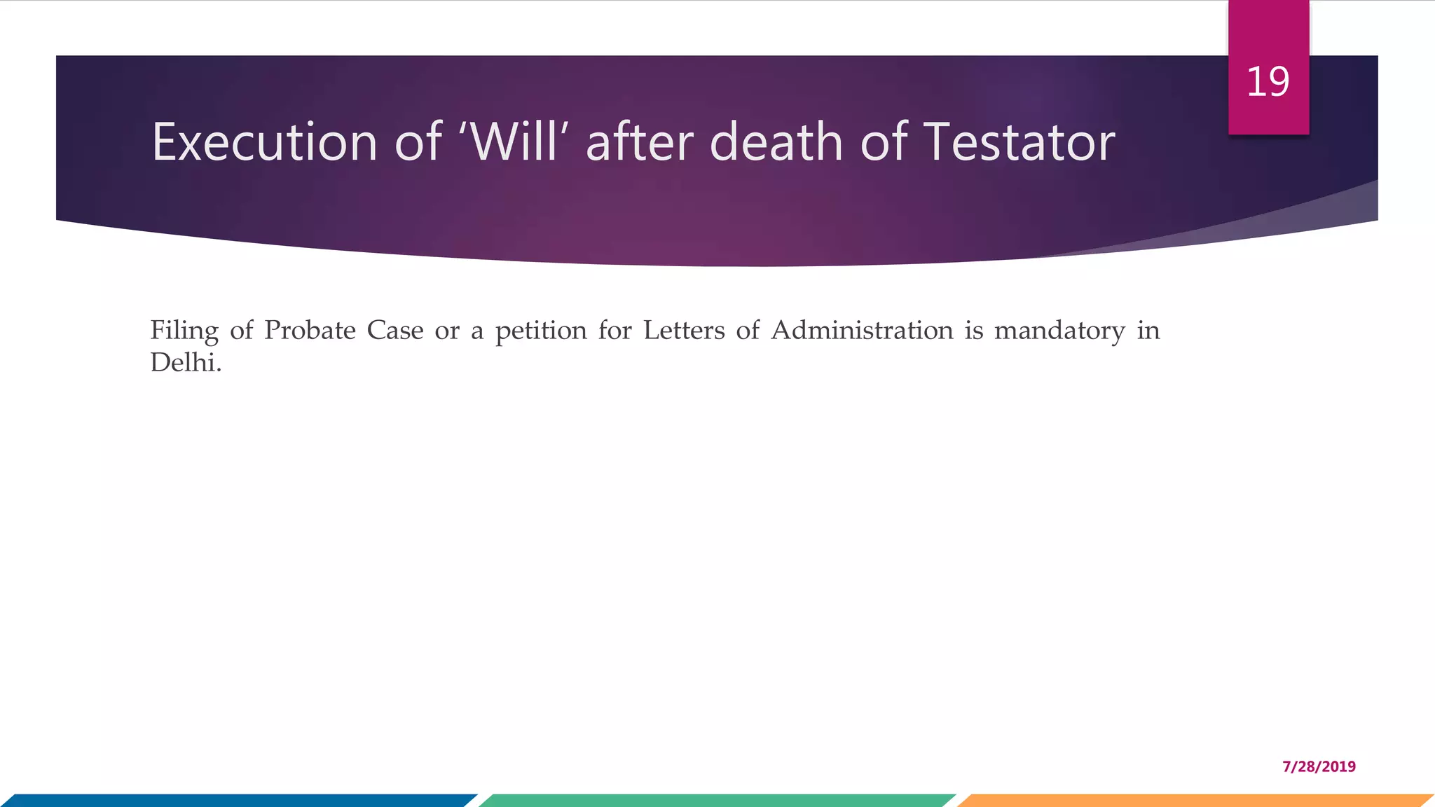 Estate & Succession planning in India: Will and other Instruments | PPTX