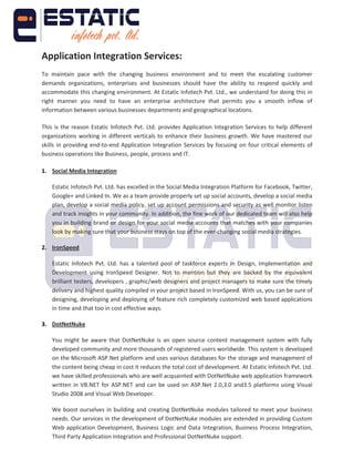 Estatic company profile | PDF