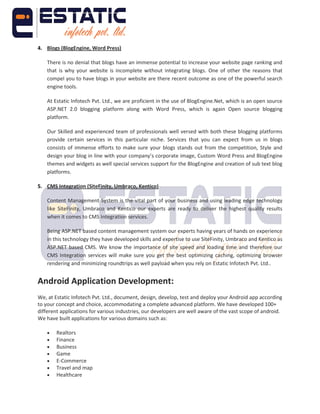 Estatic company profile | PDF