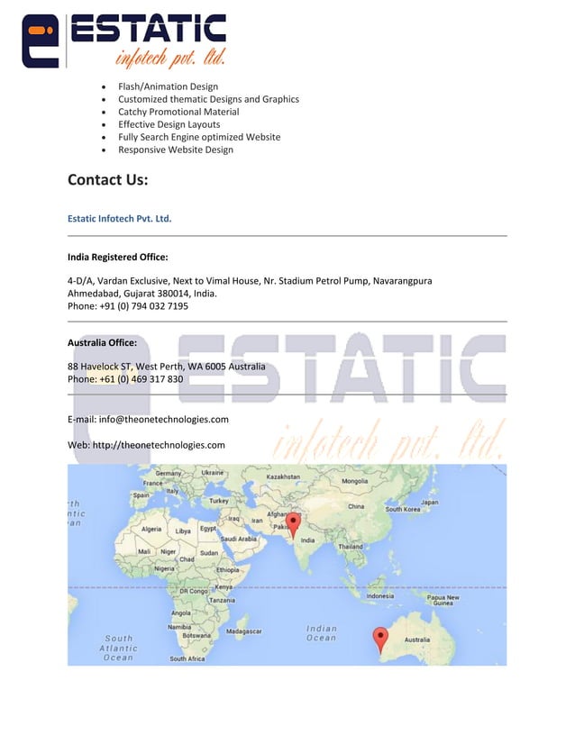 Estatic company profile | PDF