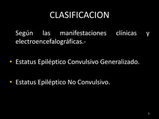 Estatus convulsivo | PPTX
