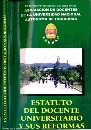 Estatuto del-docente-universitario | PDF
