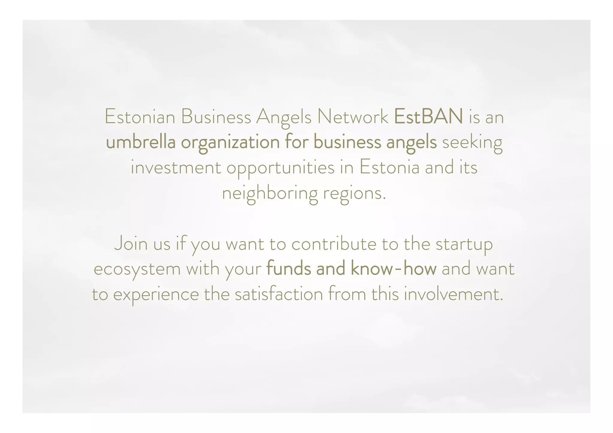 EstBAN presentation_2013-01 | PPT