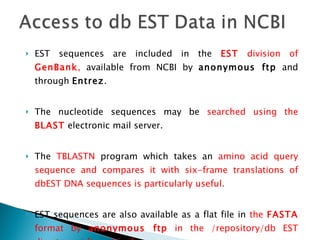 Est database | PPT