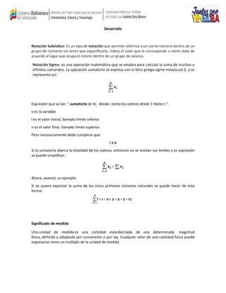 Notación de Subíndice | PDF
