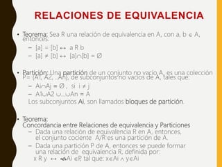 Relacion de equivalencia | PPTX