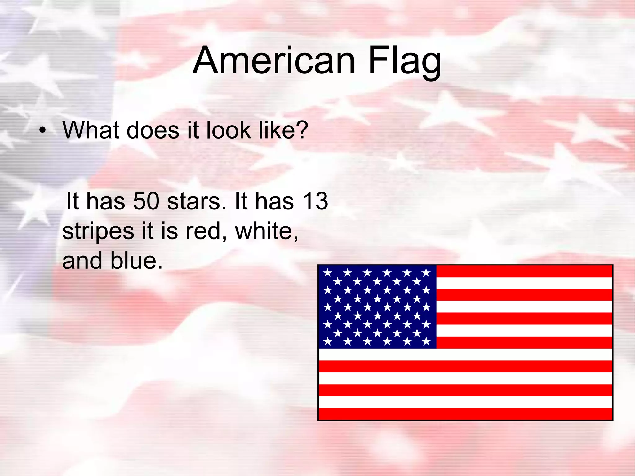 The American Flag | PPTX