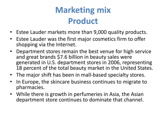 Estee lauder companies | PPTX