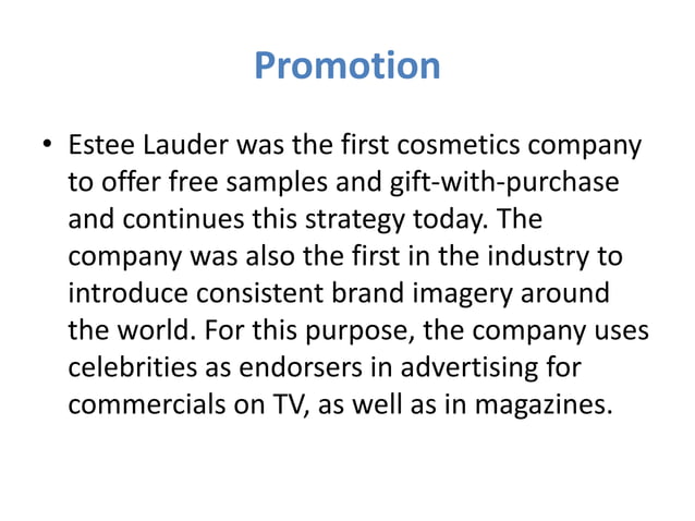 Estee lauder companies | PPTX
