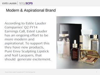 Estee Lauder Consumer Behavior Project | PPT