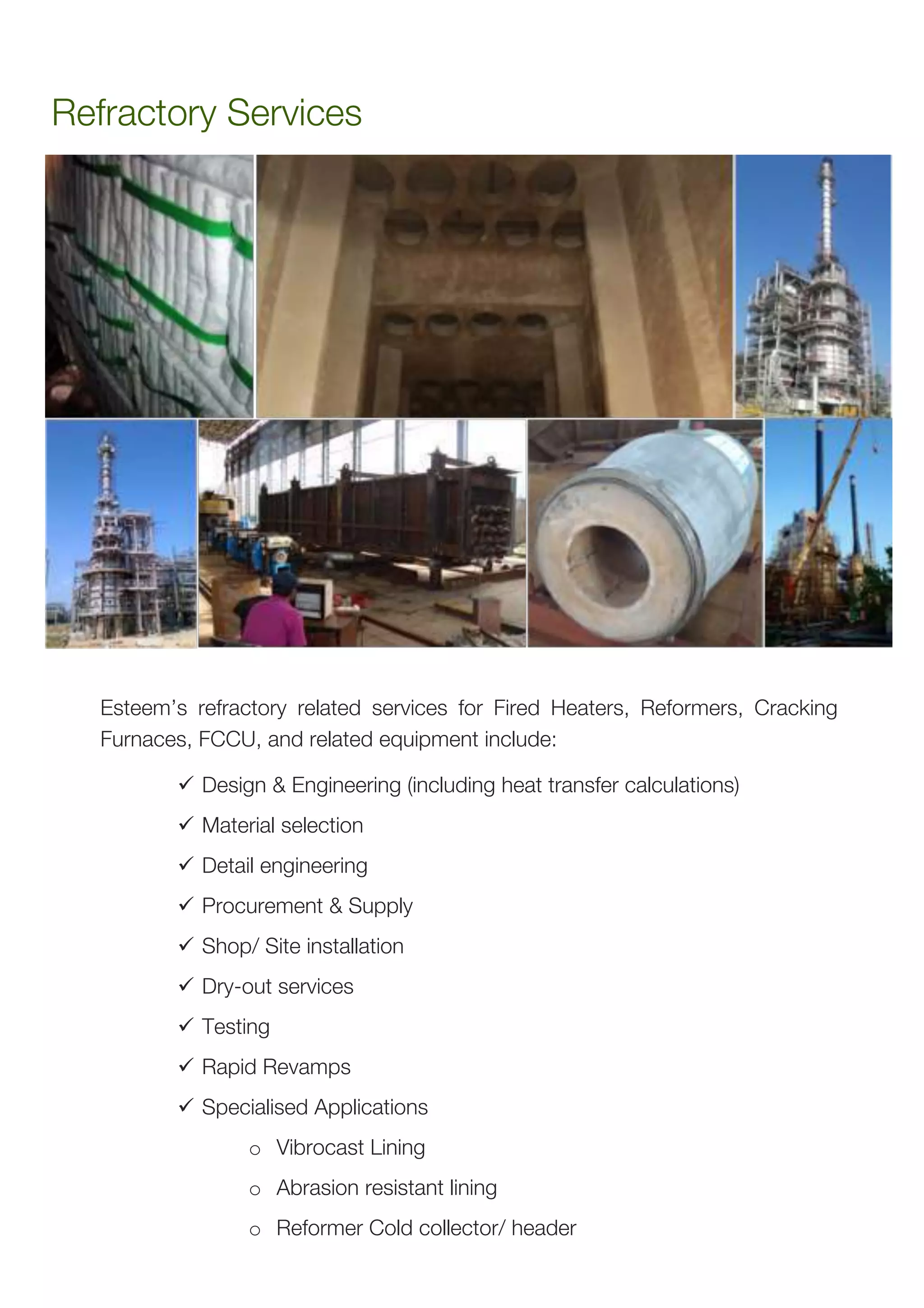 Esteem Projects - The Fired Heater Company | PDF