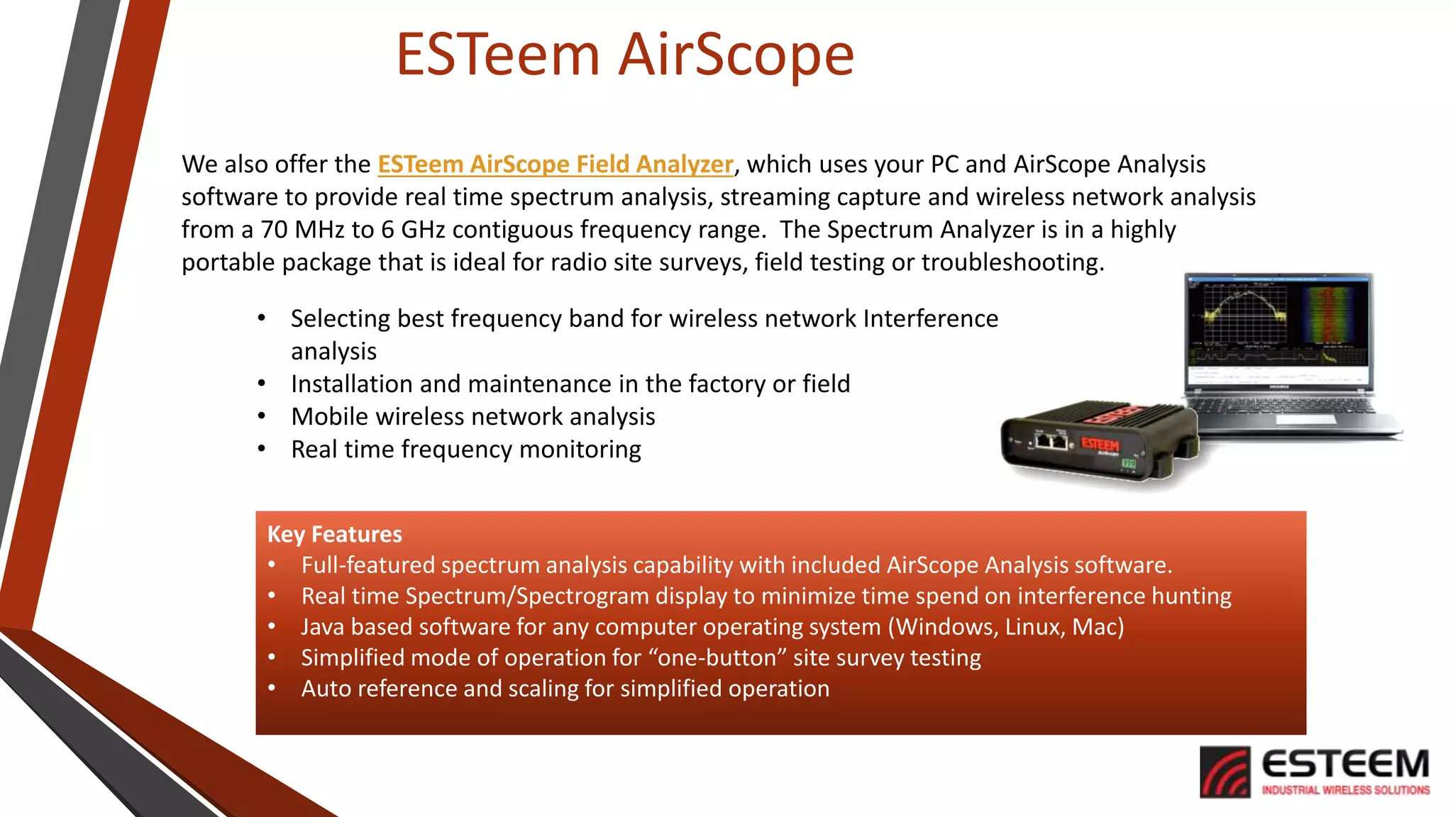 ESTeem Industrial Wireless Radio Product Overview | PDF