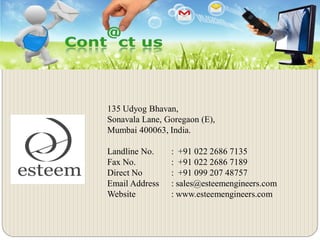 ESTEEM ENGINEERS | PDF | Home Appliances | Home & Garden