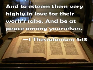 Esteem them very highly in love! | PPT