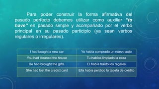 Pasado perfecto | PPTX