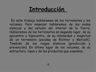 Volcanes y terremotos | PPT | Geology | Science